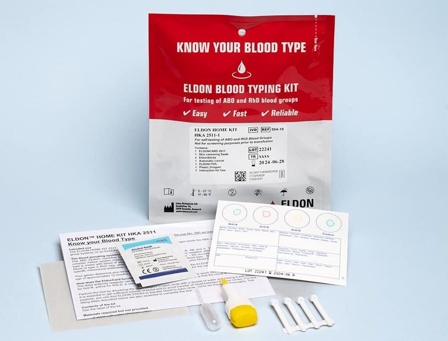 EldonCard - Test de Grupă Sanguină Rapid - Daco Medical Technologies